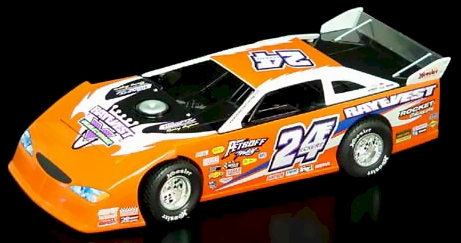 Rick Eckert #24 Dirt Late Model | D204T009